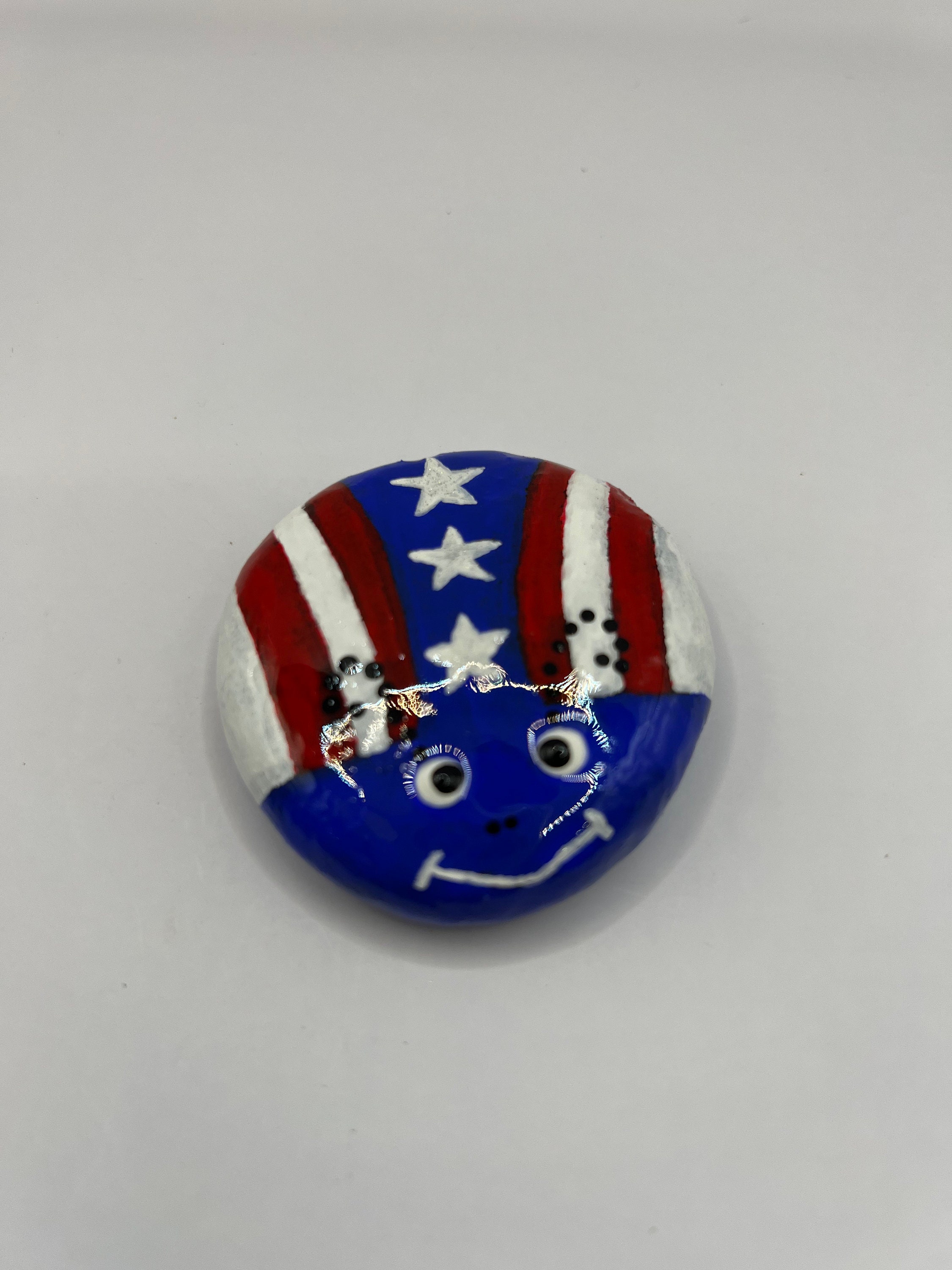 4th of July Painted Rocks-set of 2 - Etsy