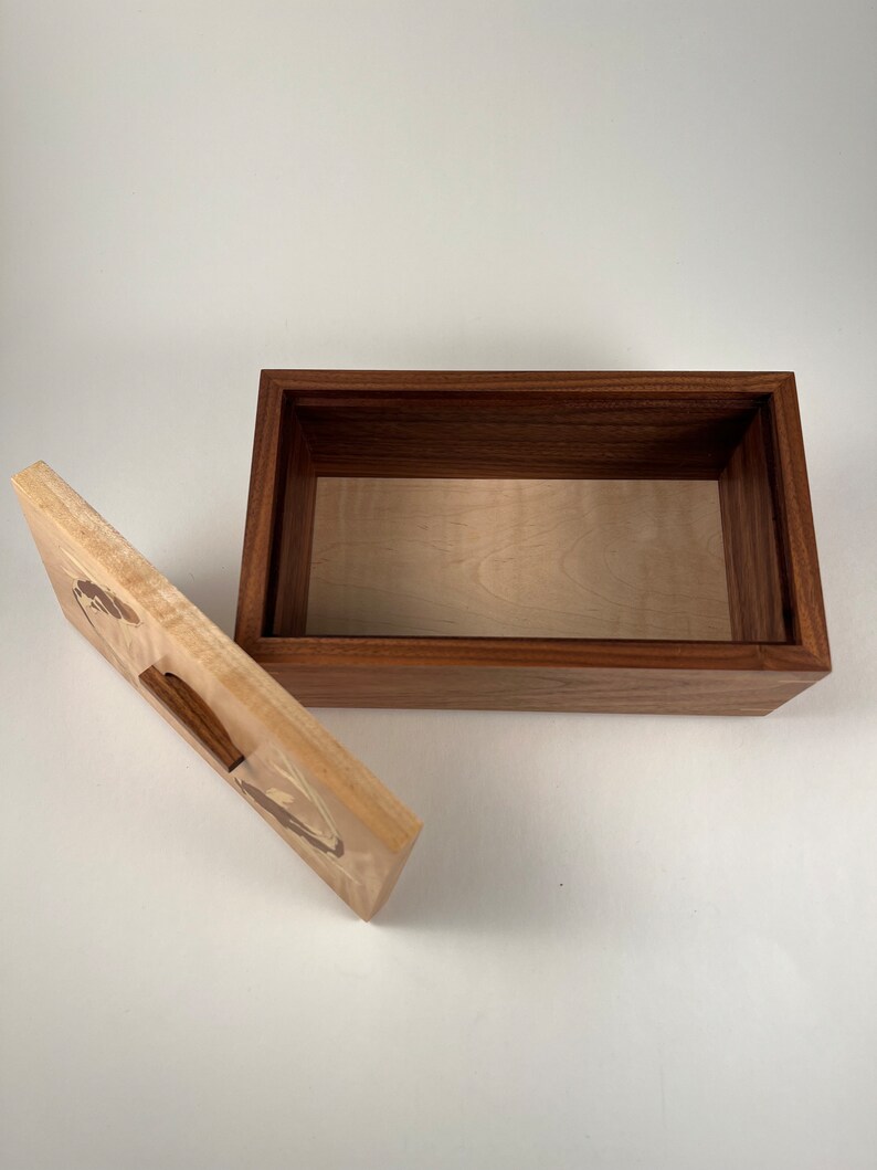 Keepsake Box With Koi Fish Inlay - Etsy