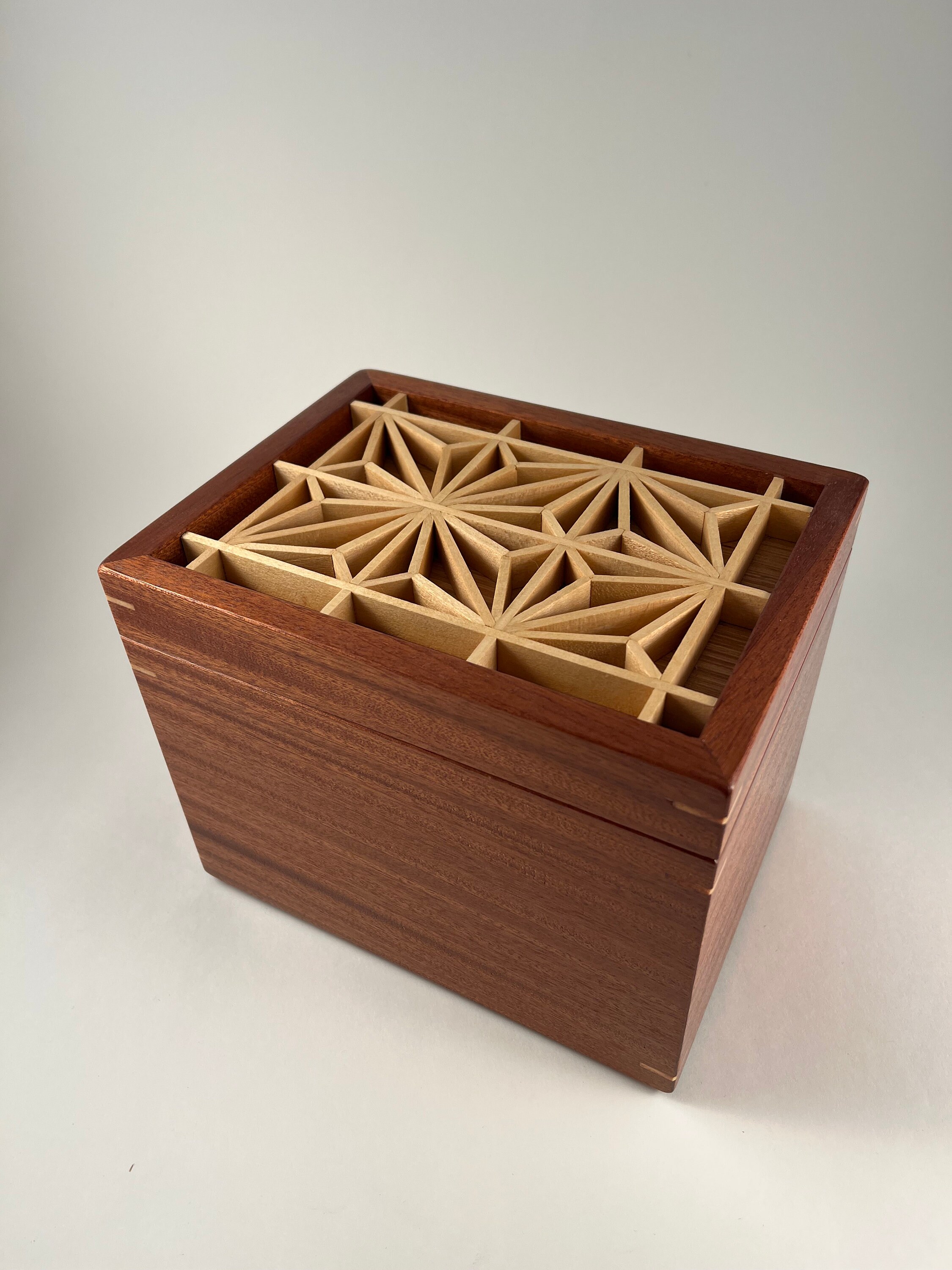 Sapele Kumiko Box (rectangle) - Etsy