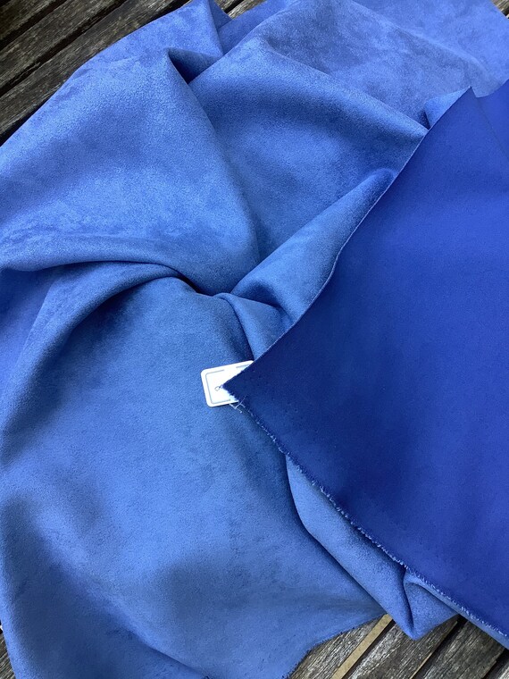 Alcantara Fabric Blue