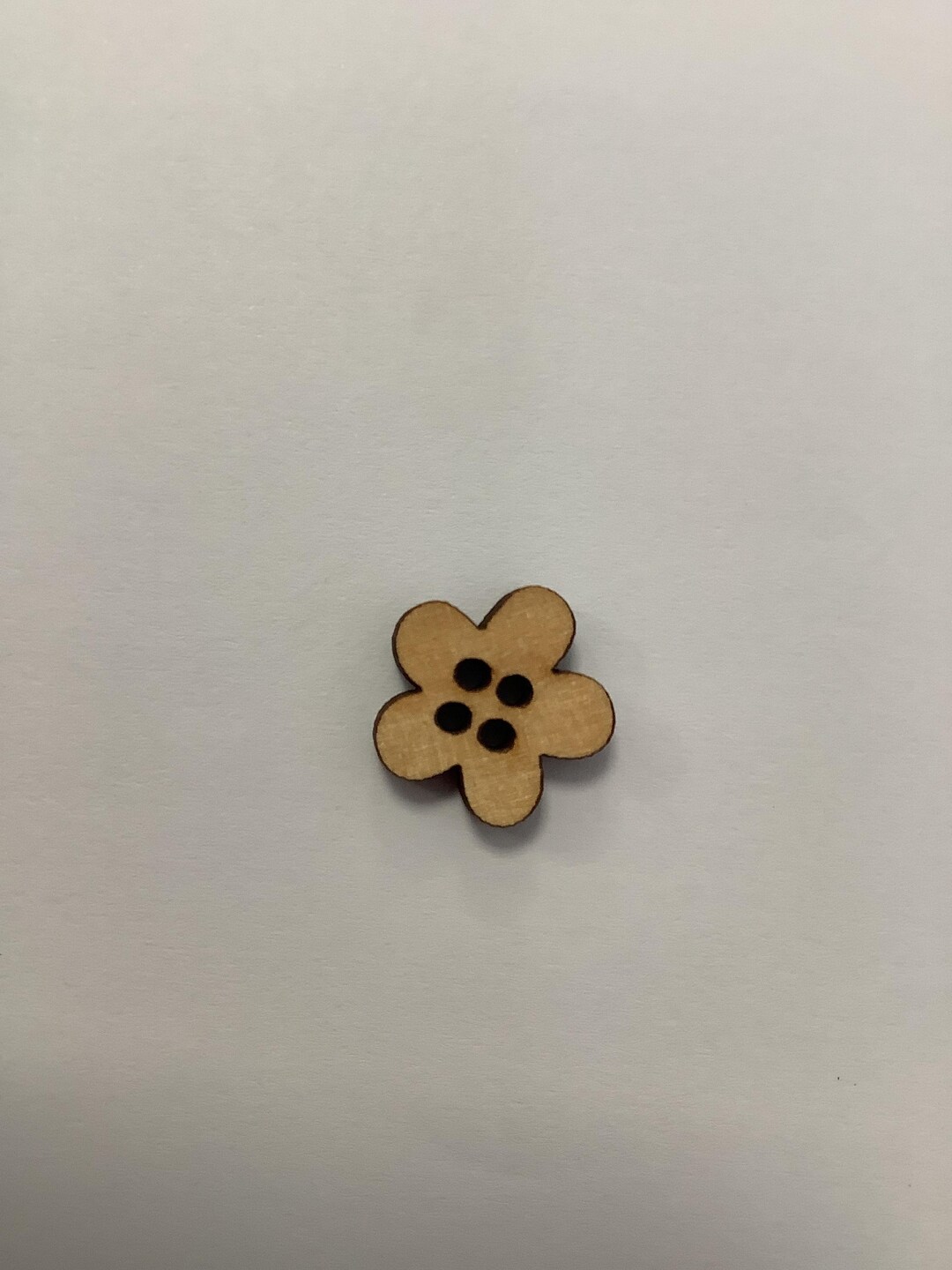 Fancy Button, Wooden, Flower-shaped, Diameter 18mm - Etsy