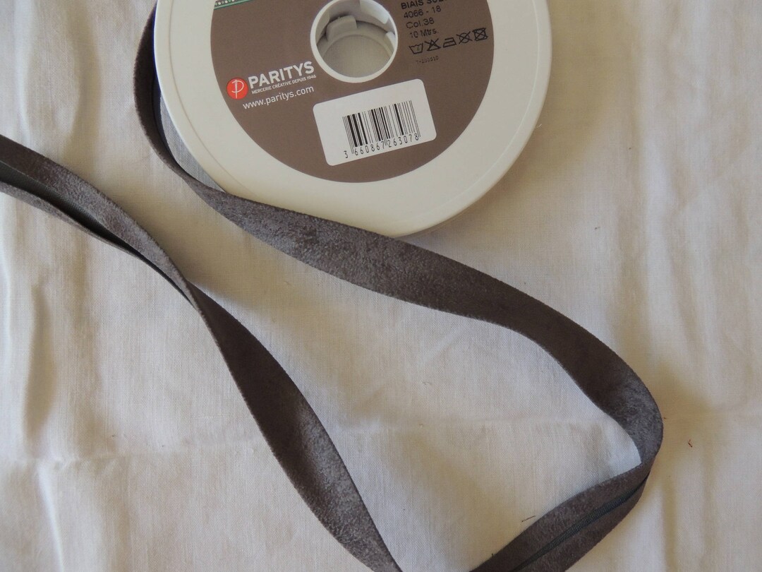 Suede Bias Width 2 Cm Grey Color (38) - Etsy