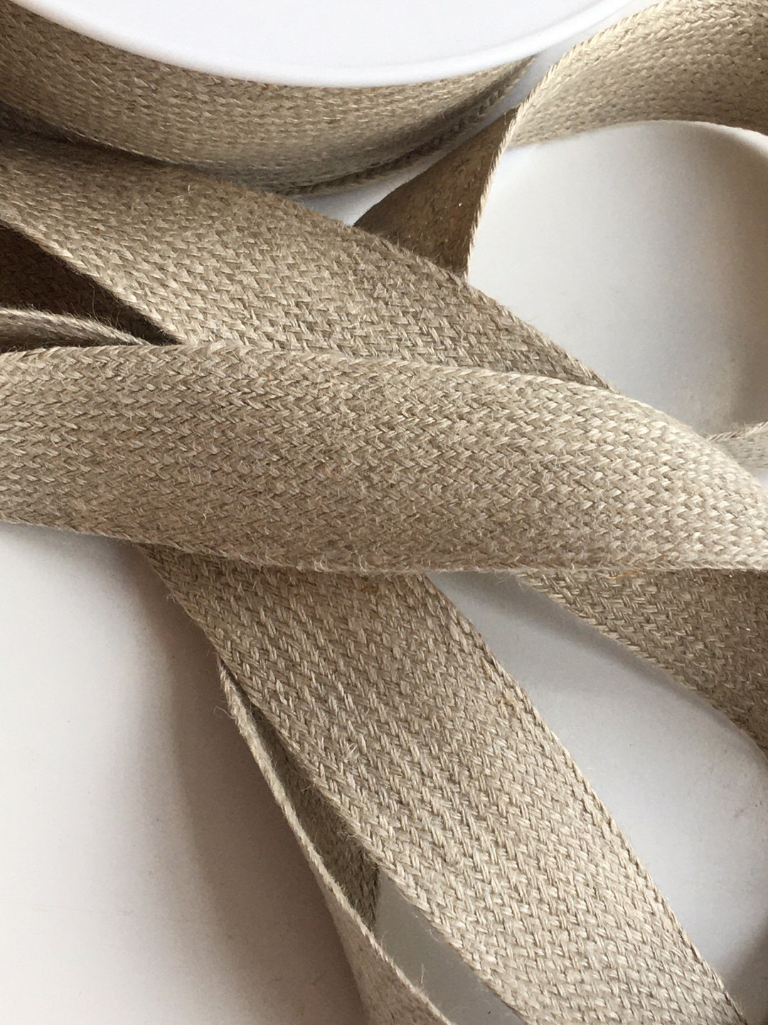 Flat Braid, Linen, Beige Linen Color, Width 25 Mm - Etsy