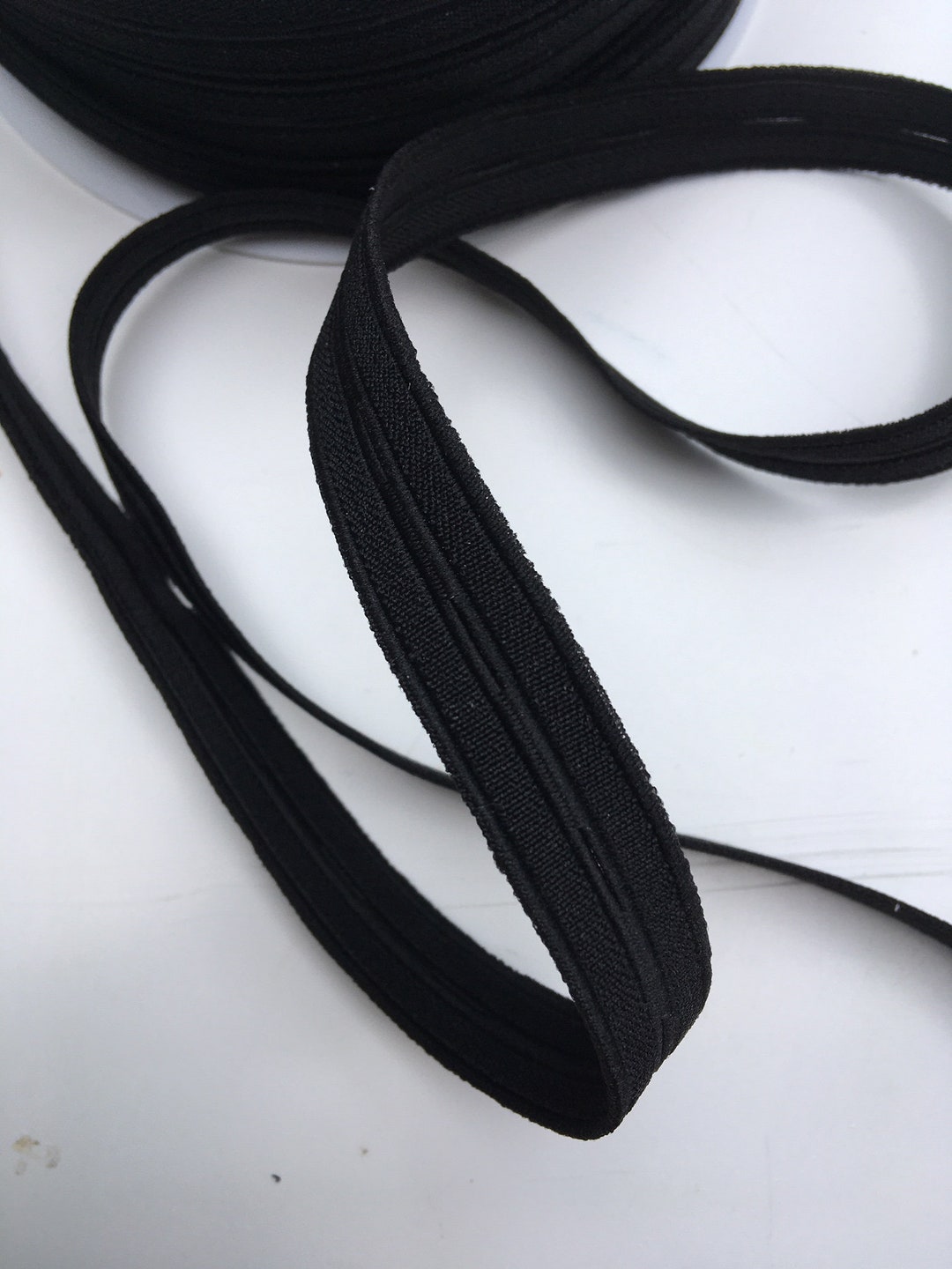 Elastic Ribbon With Buttonholes Black Color Width 16 Mm - Etsy