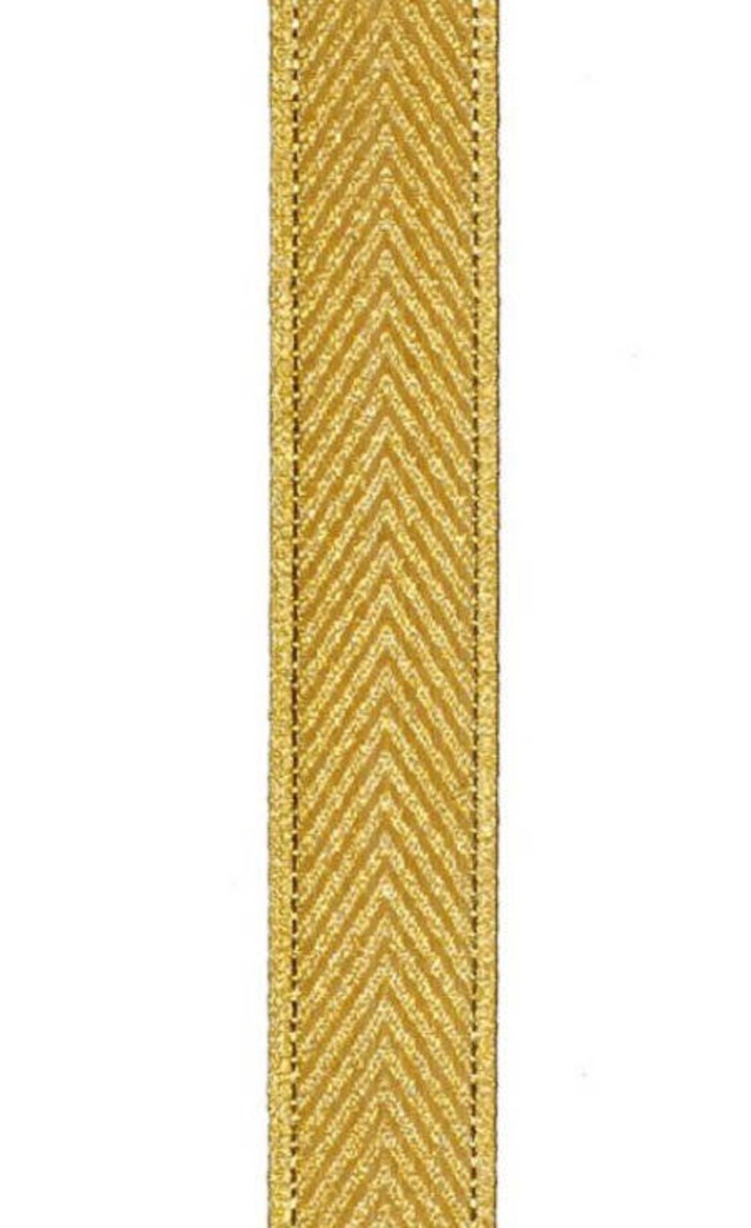 Galón oro metal Chevrons ancho 30 mm - Etsy España