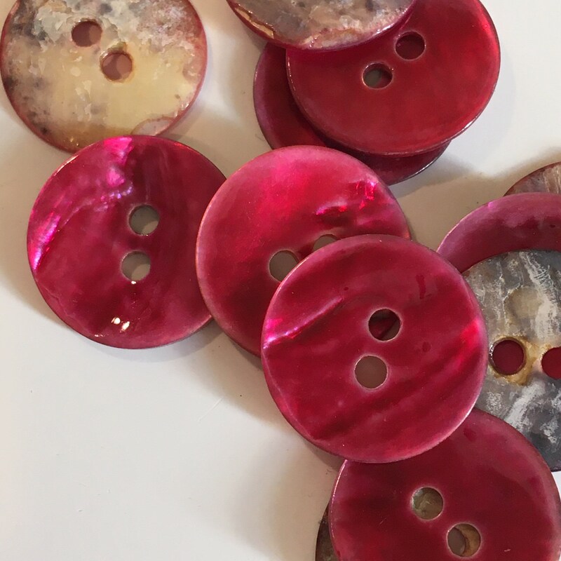 Hot Pink Button - Etsy