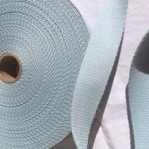 Luggage Strap, Cotton, Light Blue Color (002), Width 3 Cm - Etsy