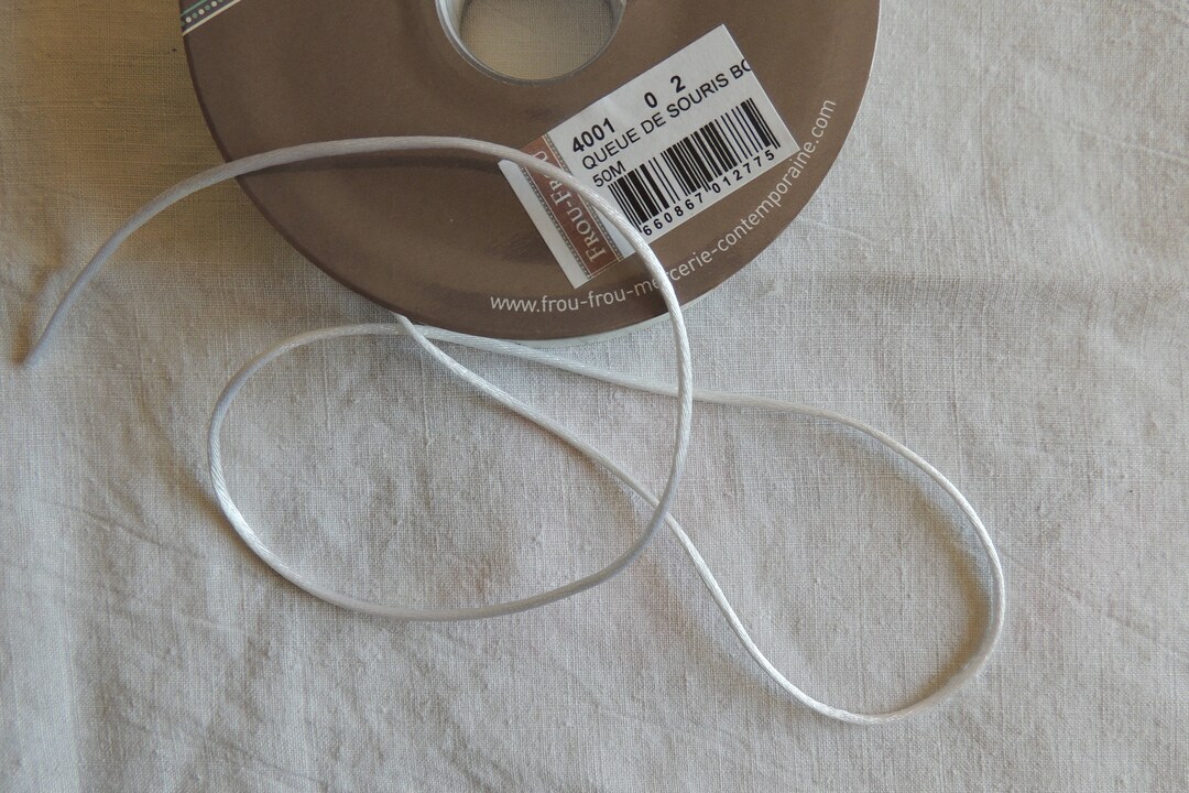 White Mouse Tail Width 1 Mm - Etsy