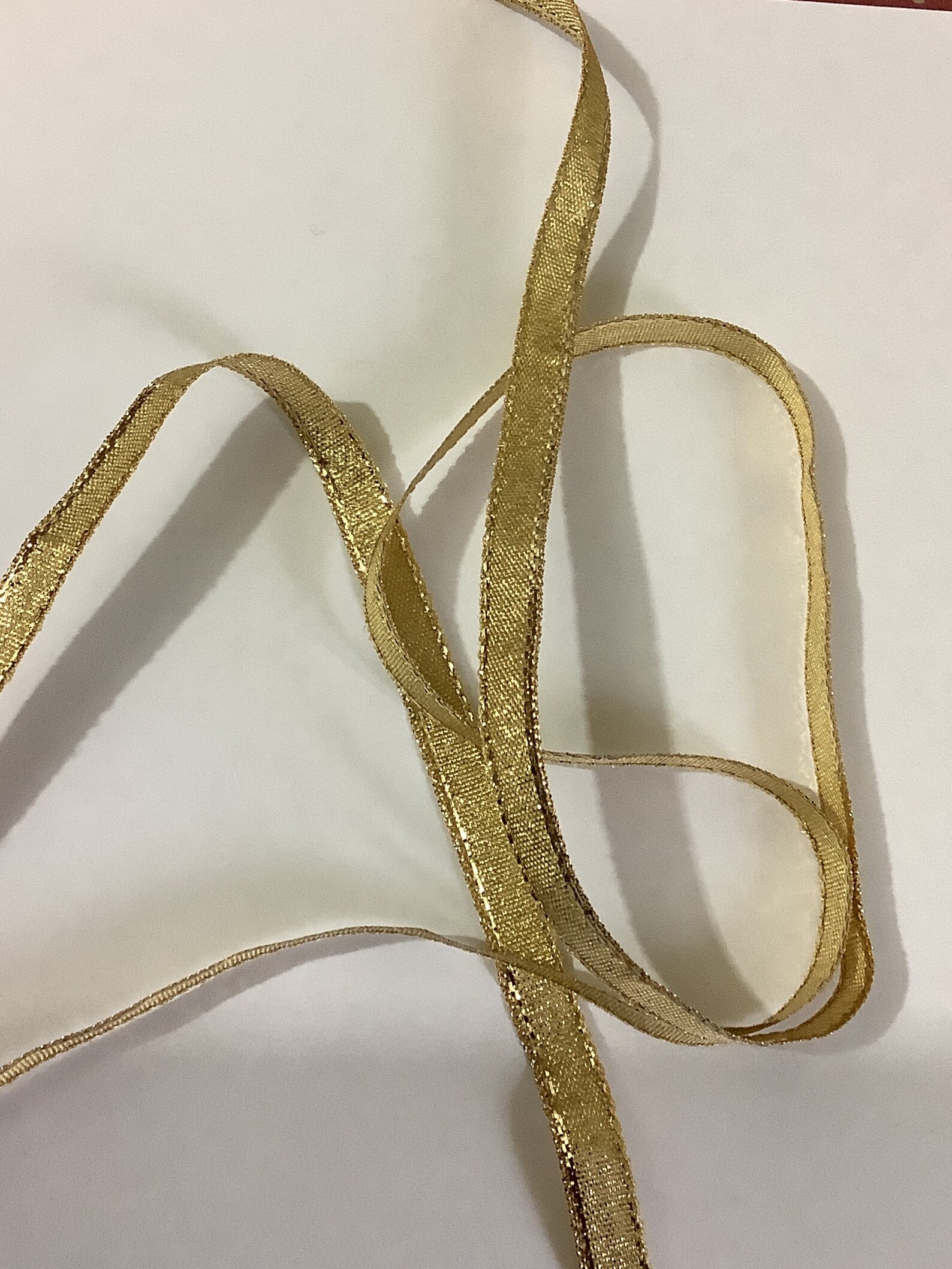Metallic Ribbon, Gold Color (101), 7 Mm Wide - Etsy