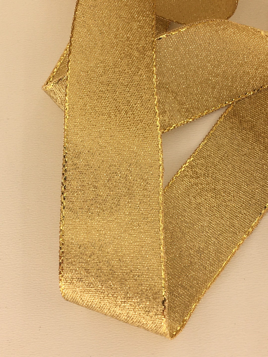 Cinta metálica, Color Oro 101, Anchura 25 mm - Etsy España
