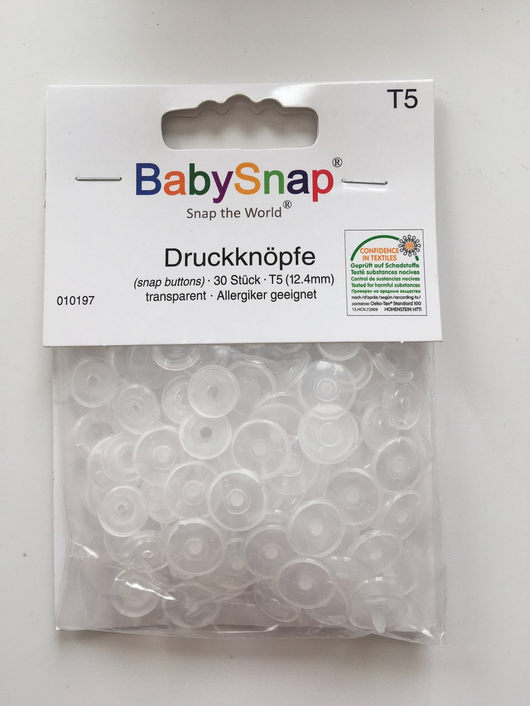 Snap Buttons, Baby Snap', Round Pattern, Diameter 12.4 Mm ...