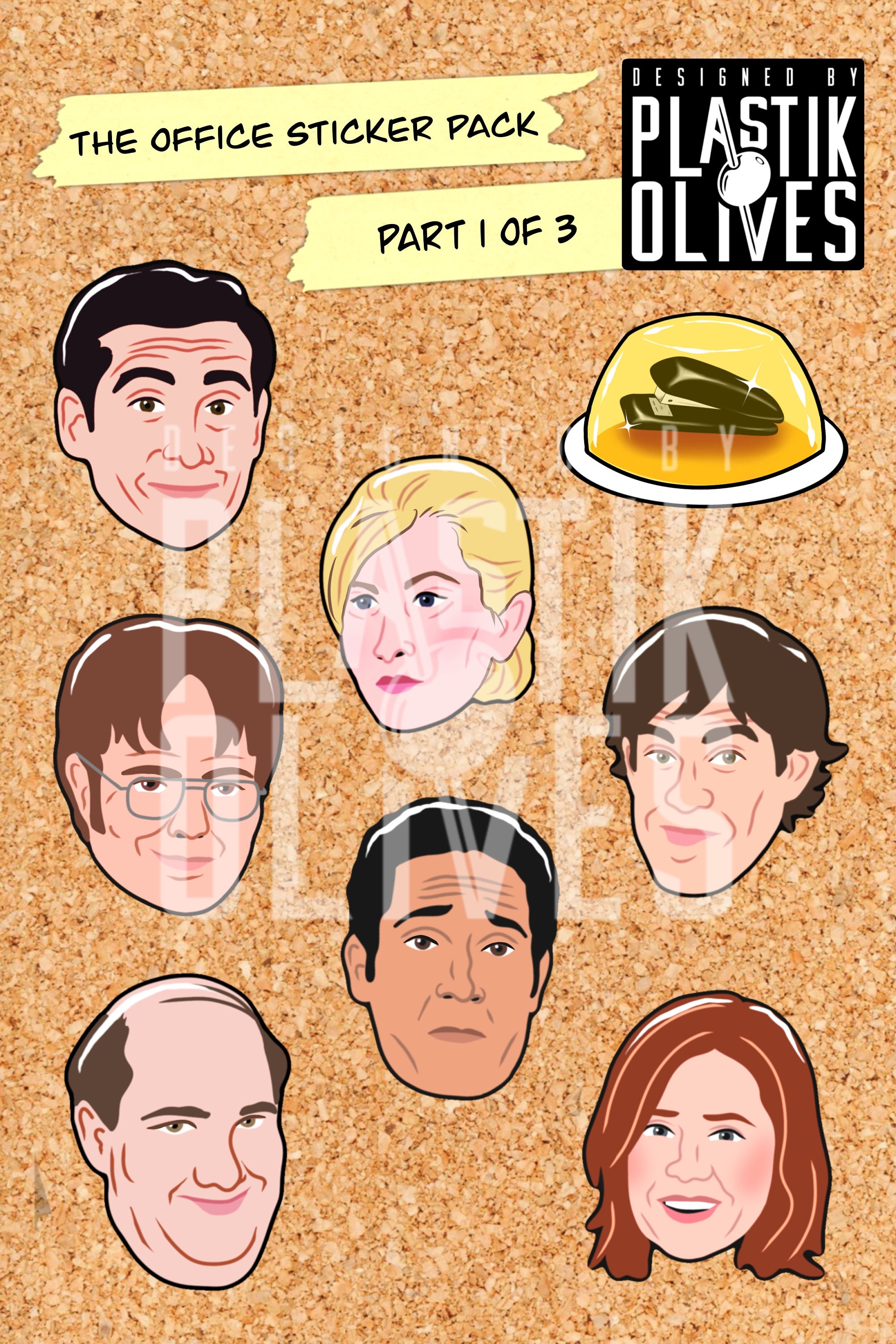 The Office Sticker Pack - Etsy