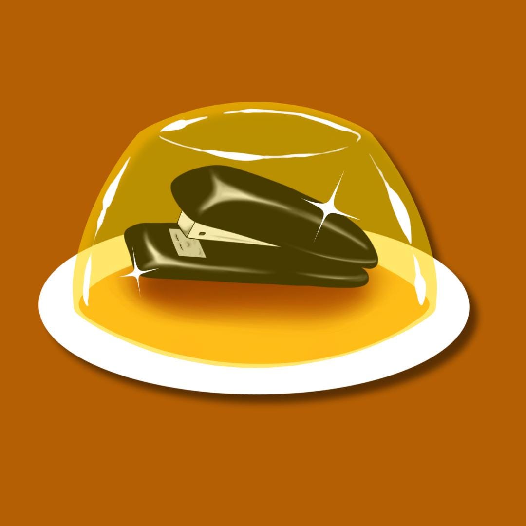 The Office Stapler in Jello Sticker - Etsy