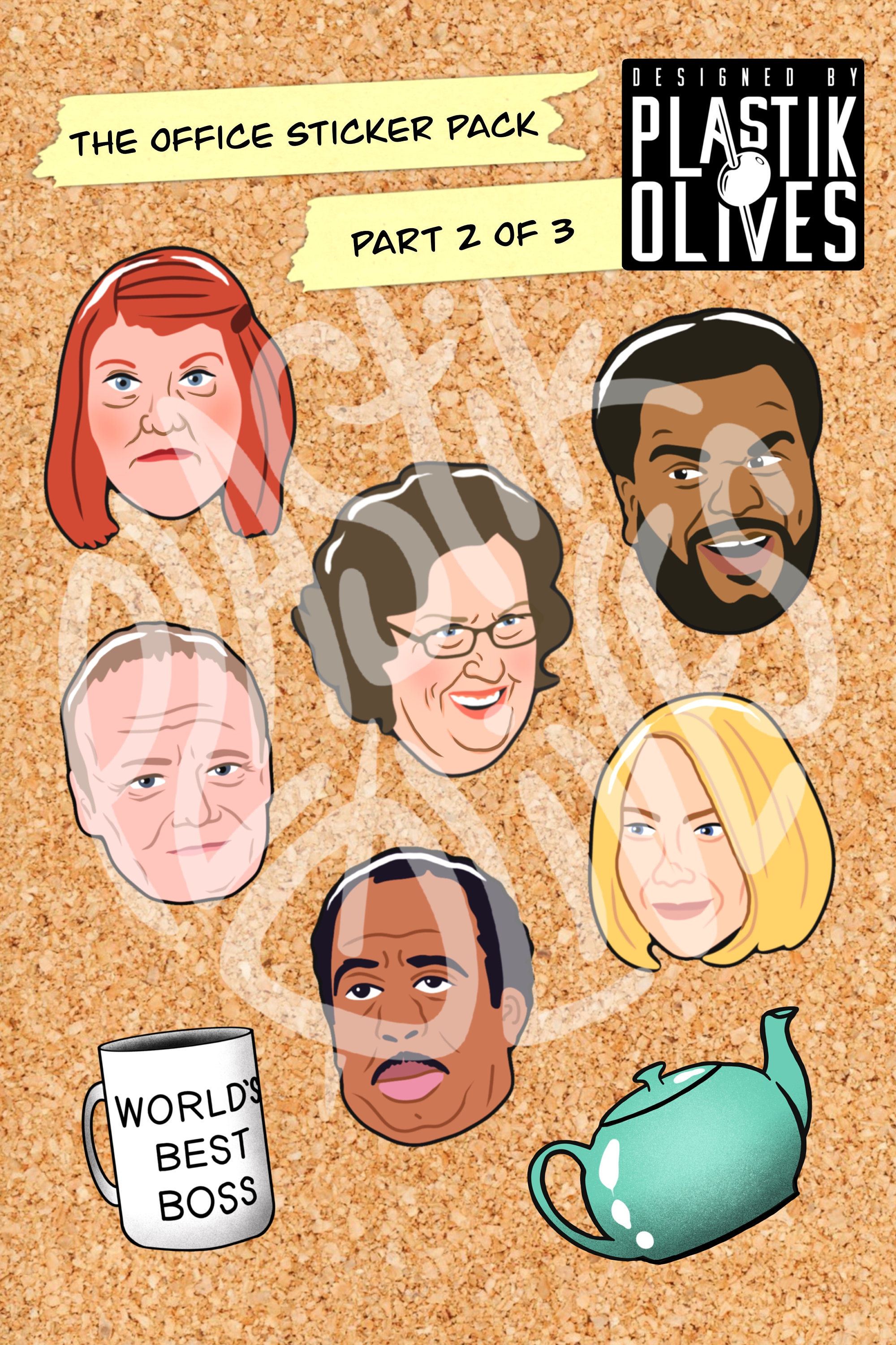 The Office Sticker Pack (24 Stickers!) - Etsy