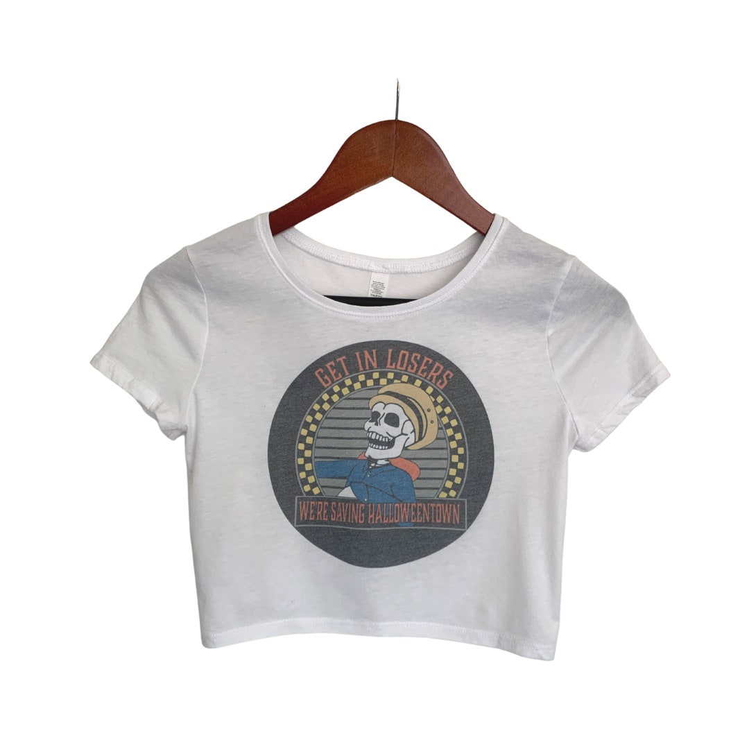 Halloweentown Crop Top, Halloween Crop Top, Vintage Spooky Crop Top ...