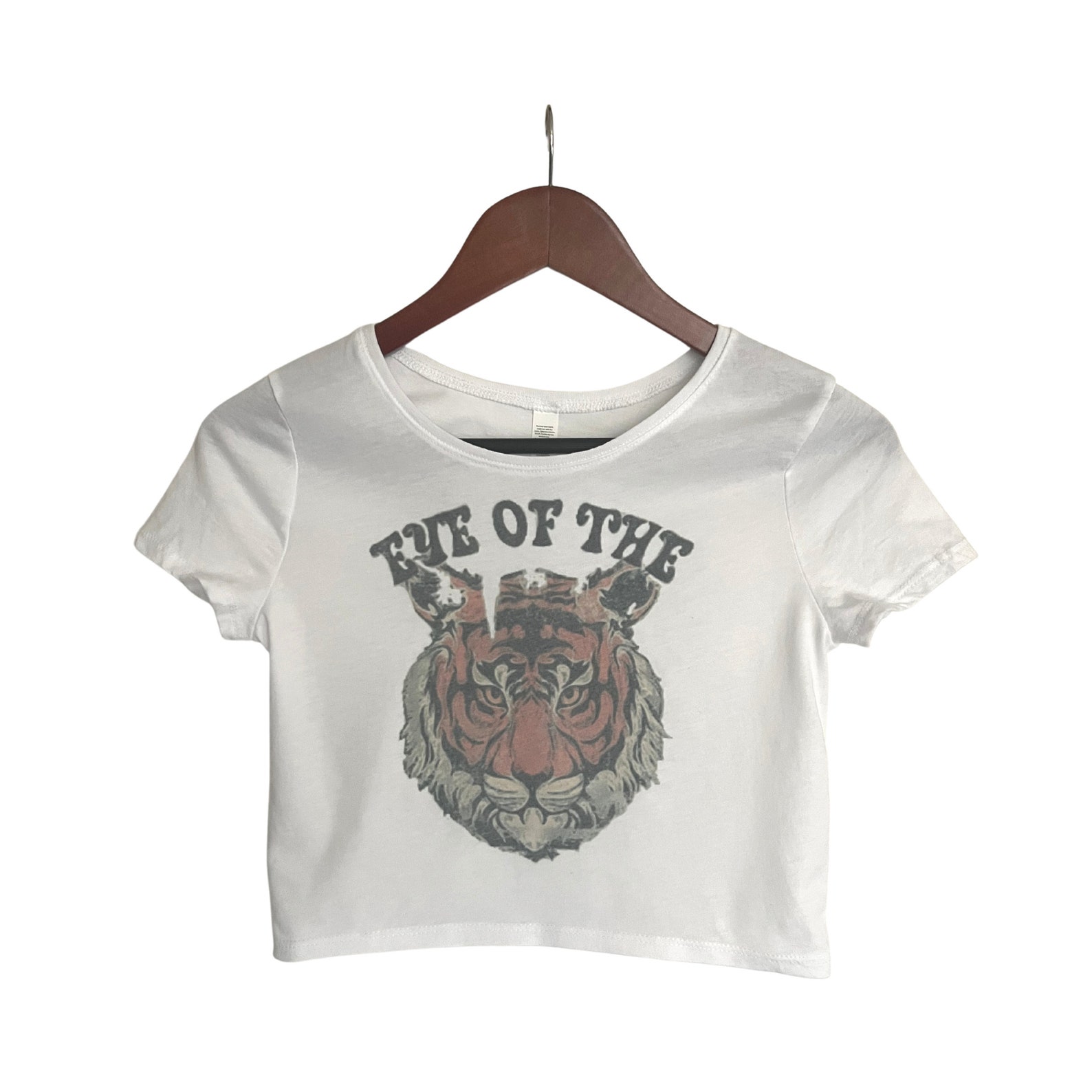 Eye of the Tiger Crop Top Rock Band Crop Top Vintage - Etsy