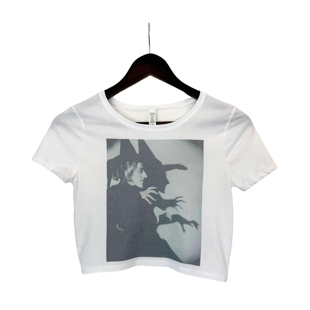 Wicked Witch Crop Top, Wizard of Oz Fitted Tee, Retro Halloween - Etsy