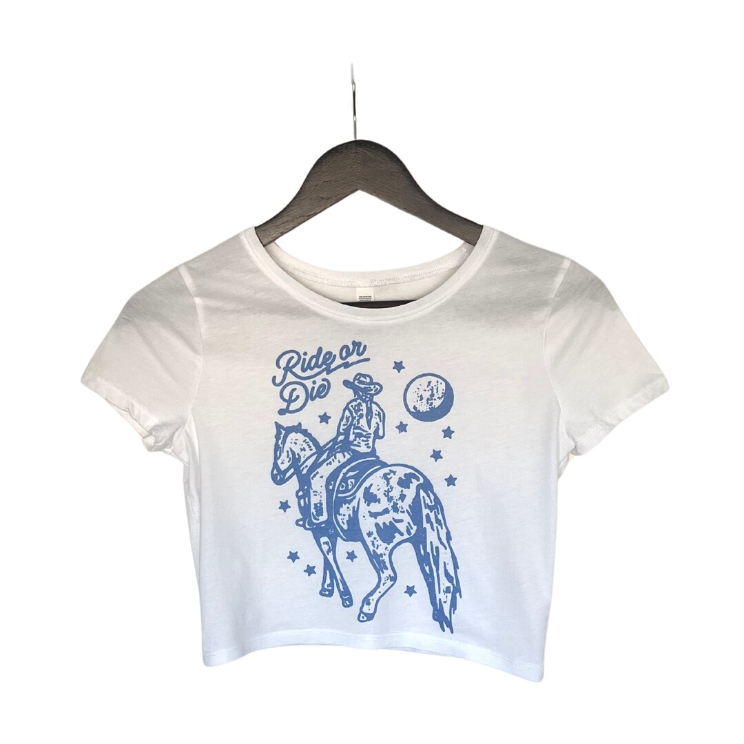 Ride or Die Cowgirl Crop Top, Rodeo Tops for Women, Cute Western Crop ...