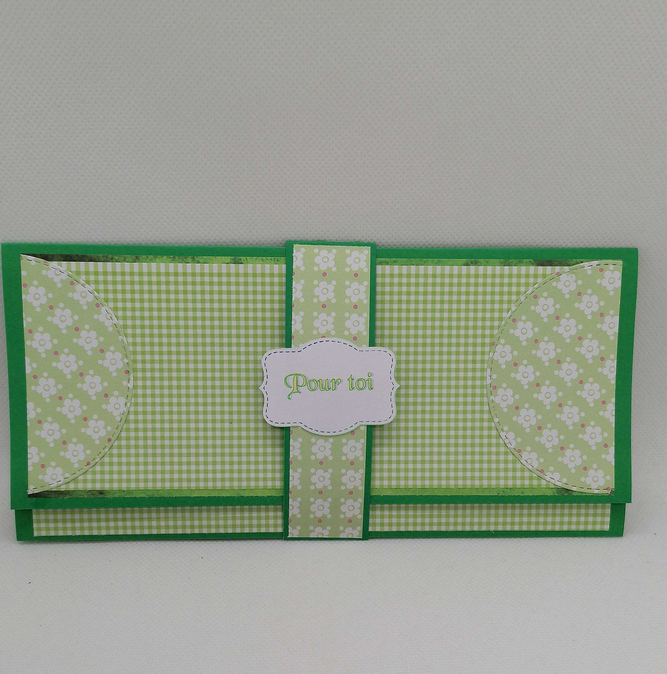 Pochette cadeau ,pochette pour chèque , enveloppe cadeau, pochette fait ...