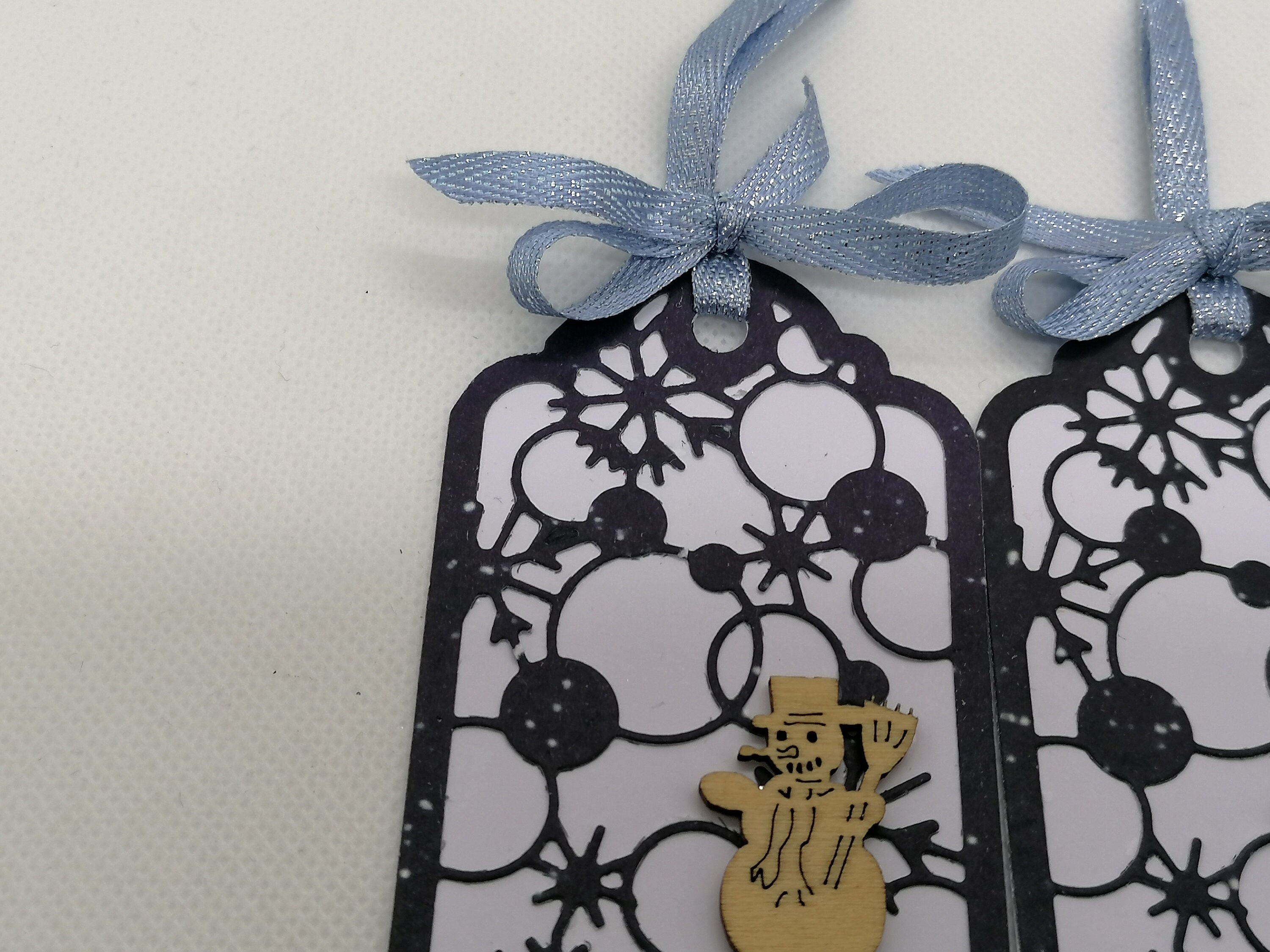 Lot de 4 étiquettes forme tag , étiquette bleu et blanche, étiquettes ...
