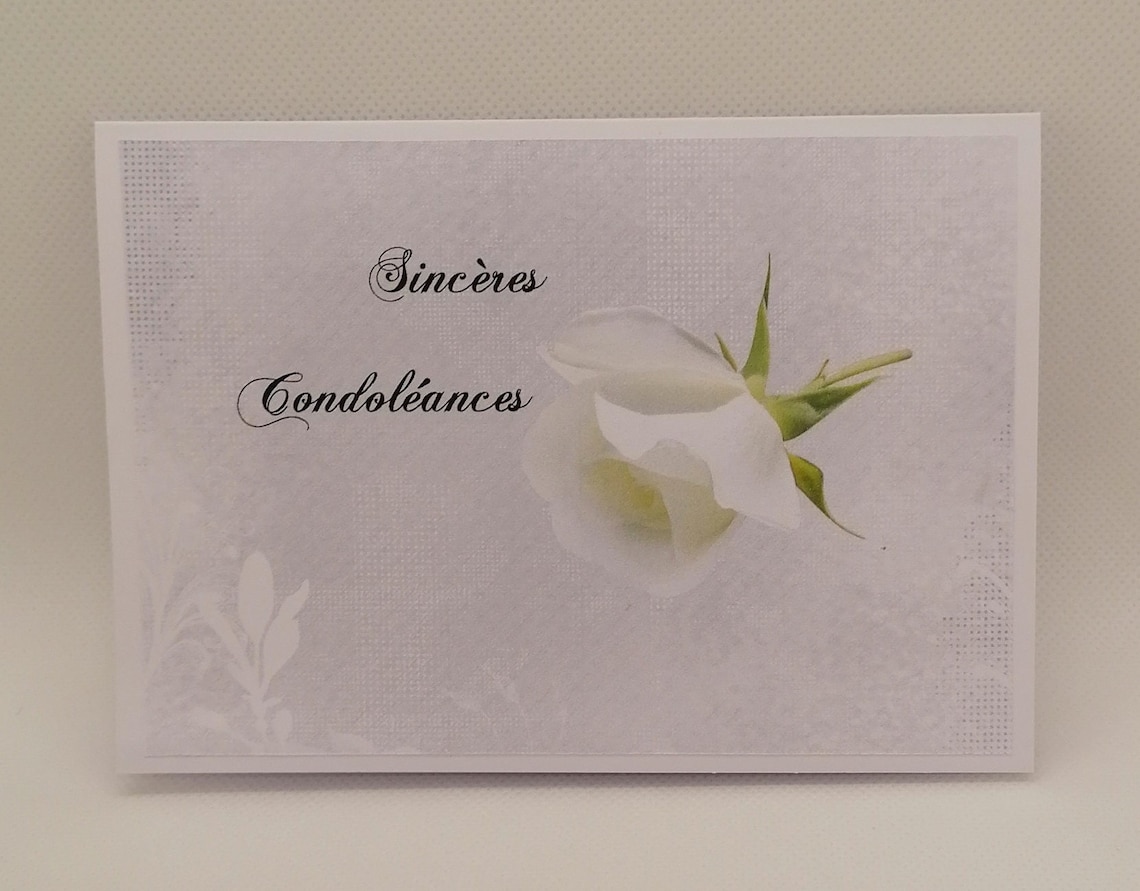 Condolence Card , Bereavement Card , Death Card , Handmade Card - Etsy