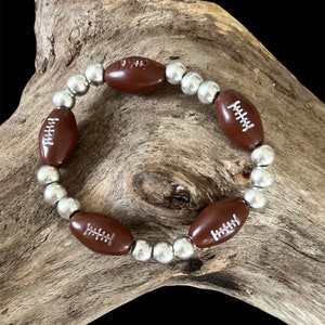 Football Bracelet Personalized Football Bracelet/ Football Jewelry ...