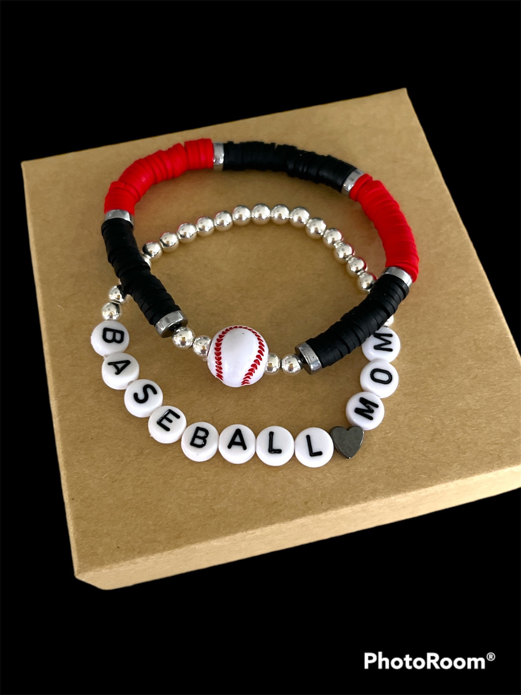 Baseball Bracelet /personalized Sports Jewelry/ Softball Mom Bracelet ...