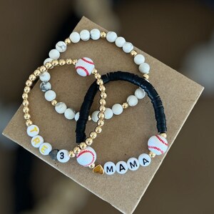 Baseball Bracelet Personalized Baseball Bracelet Baseball Jewelry ...