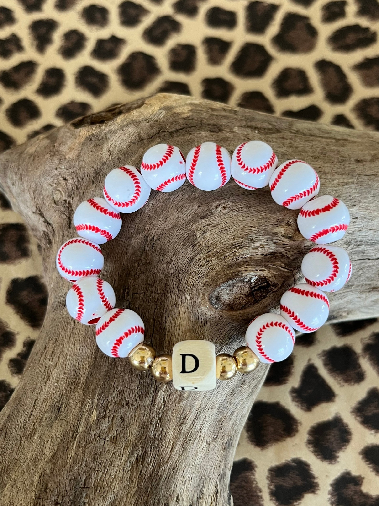 Baseball Bracelet /personalized Basketball Bracelet/ Sports - Etsy