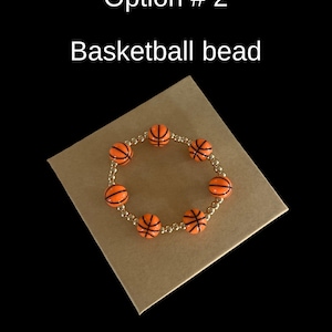 Basketball Bracelet /sports Bracelet/ Personalized Bracelet /basketball ...