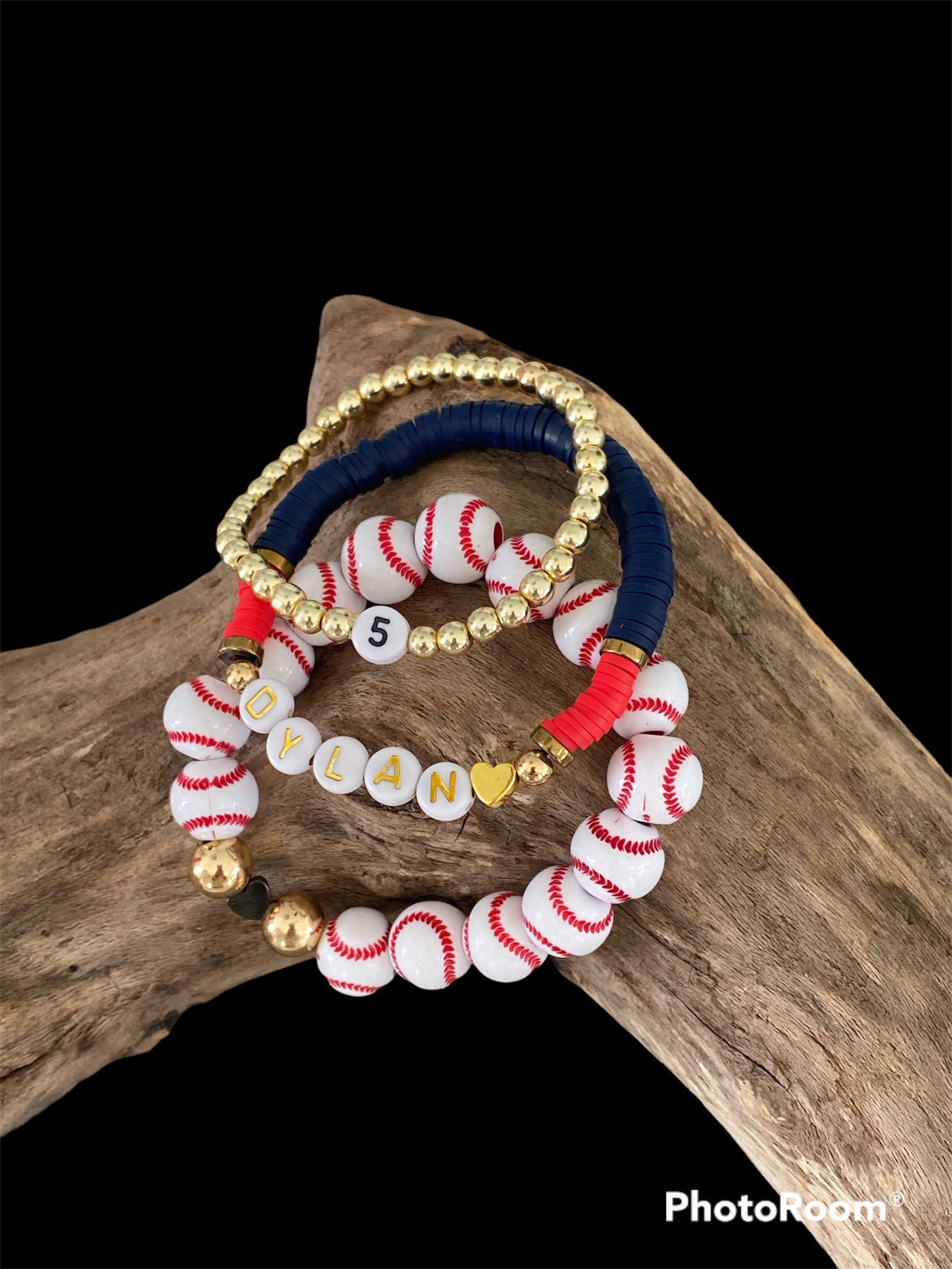 Baseball Bracelet /softball Bracelet/ Personalized Baseball - Etsy