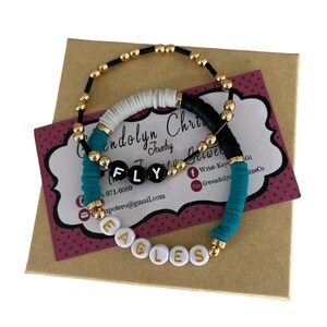 Philadelphia Eagles Bracelet/ Phillies Fan Wear /super Bowl Gear ...