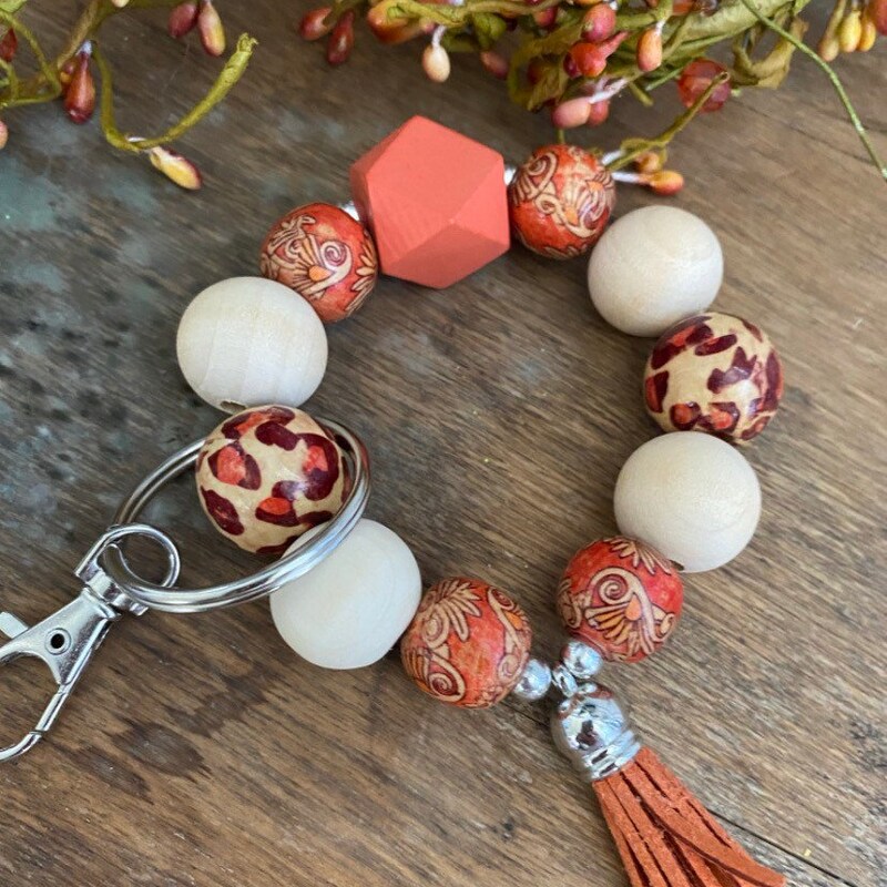 Gwen Beaded Keychain - Etsy