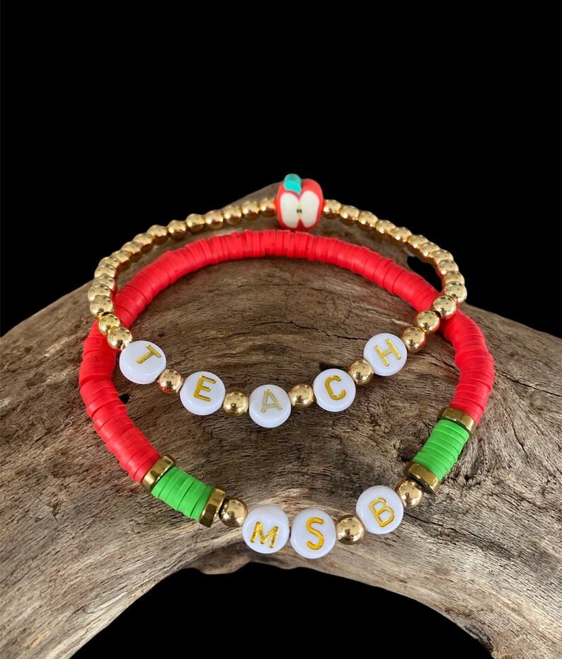 Teacher Gifts /teacher Jewelry Teacher Gifts/ Apple - Etsy