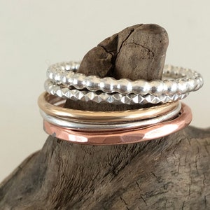 Stacking Rings Stackable Rings Wire Rings Etsy
