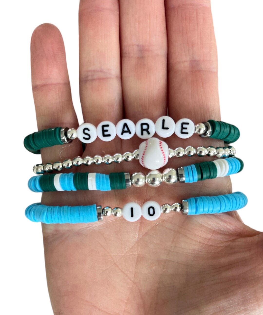 Sports Bracelet /softball Baseball Jewelry / Personalized/ Basketball ...