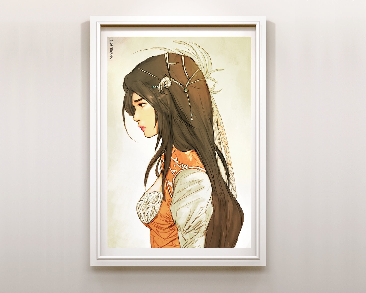 Final Fantasy IX FFIX Princess Garnet Dagger Art Print Poster | Etsy