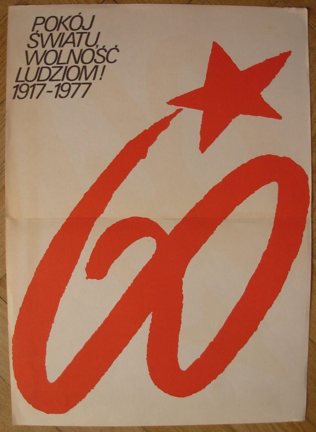 Original Polish Politic Poster Great October Revolution 1917-1977 by ...