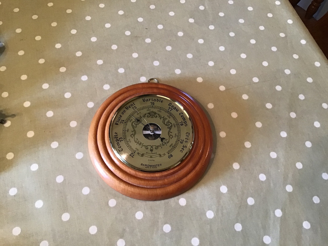 Wooden Barometer, Wood Barometer, Barometers, Weather Barometer ...