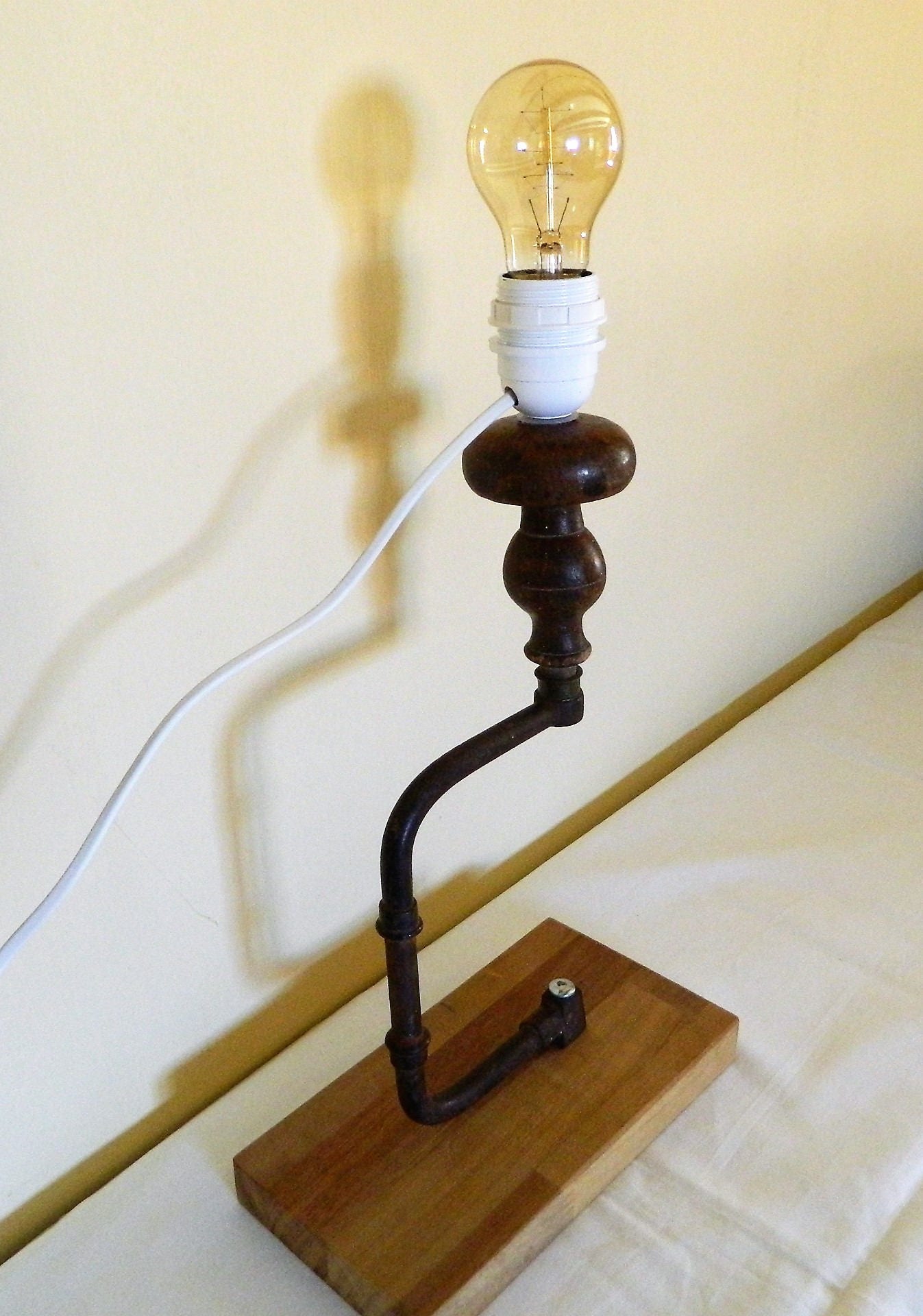 Rustic Lights Rustic Lighting Rustic Lamp Table Light Desk | Etsy