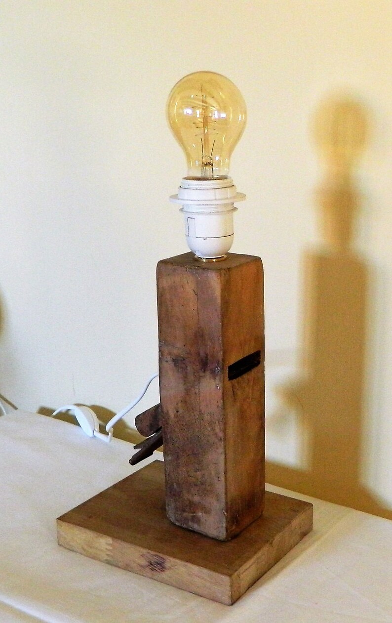 Wood light wood lamp desk light table light wood lamp | Etsy