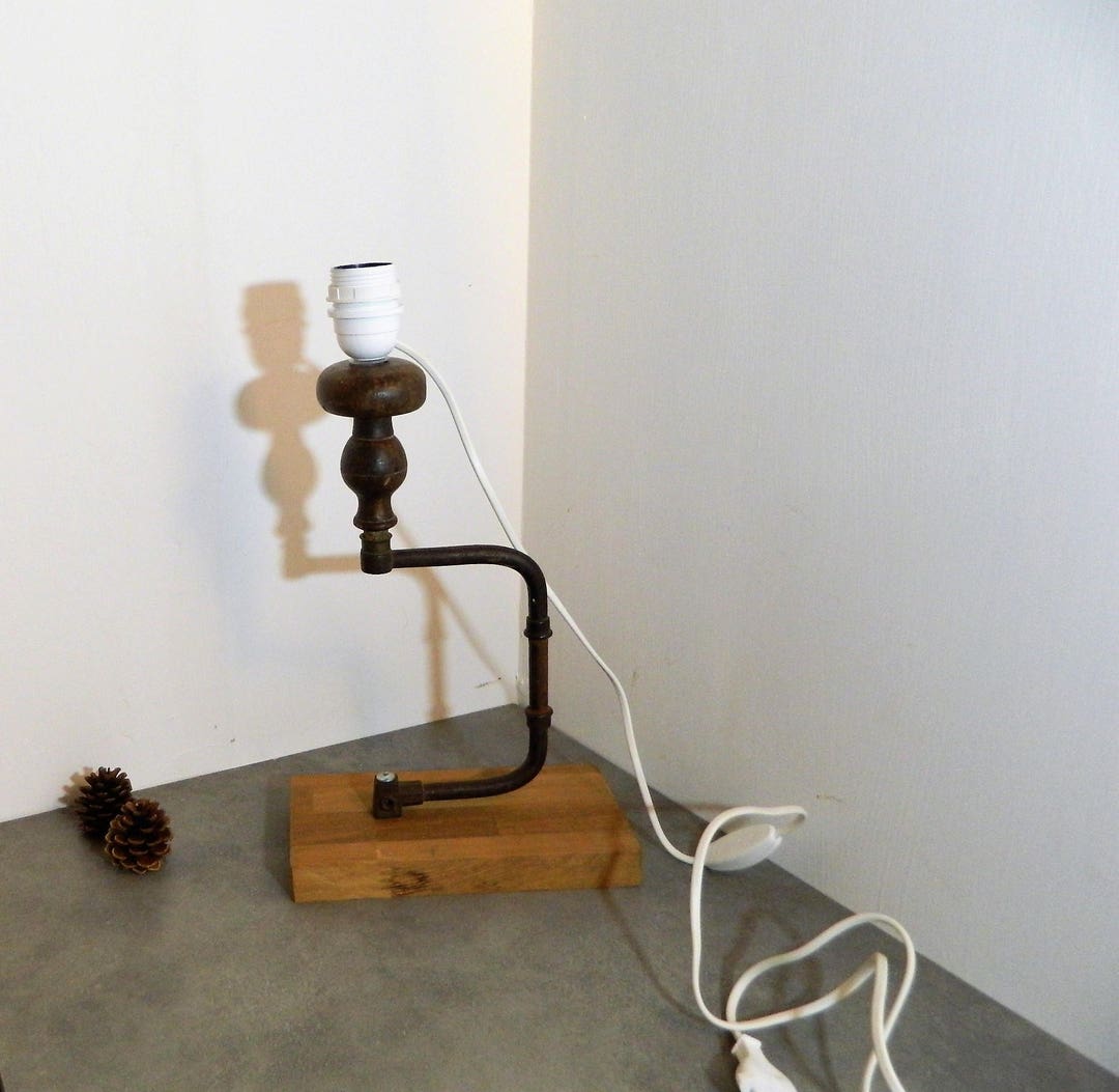 Rustic Lights, Rustic Lighting, Rustic Lamp, Table Light, Desk Light ...