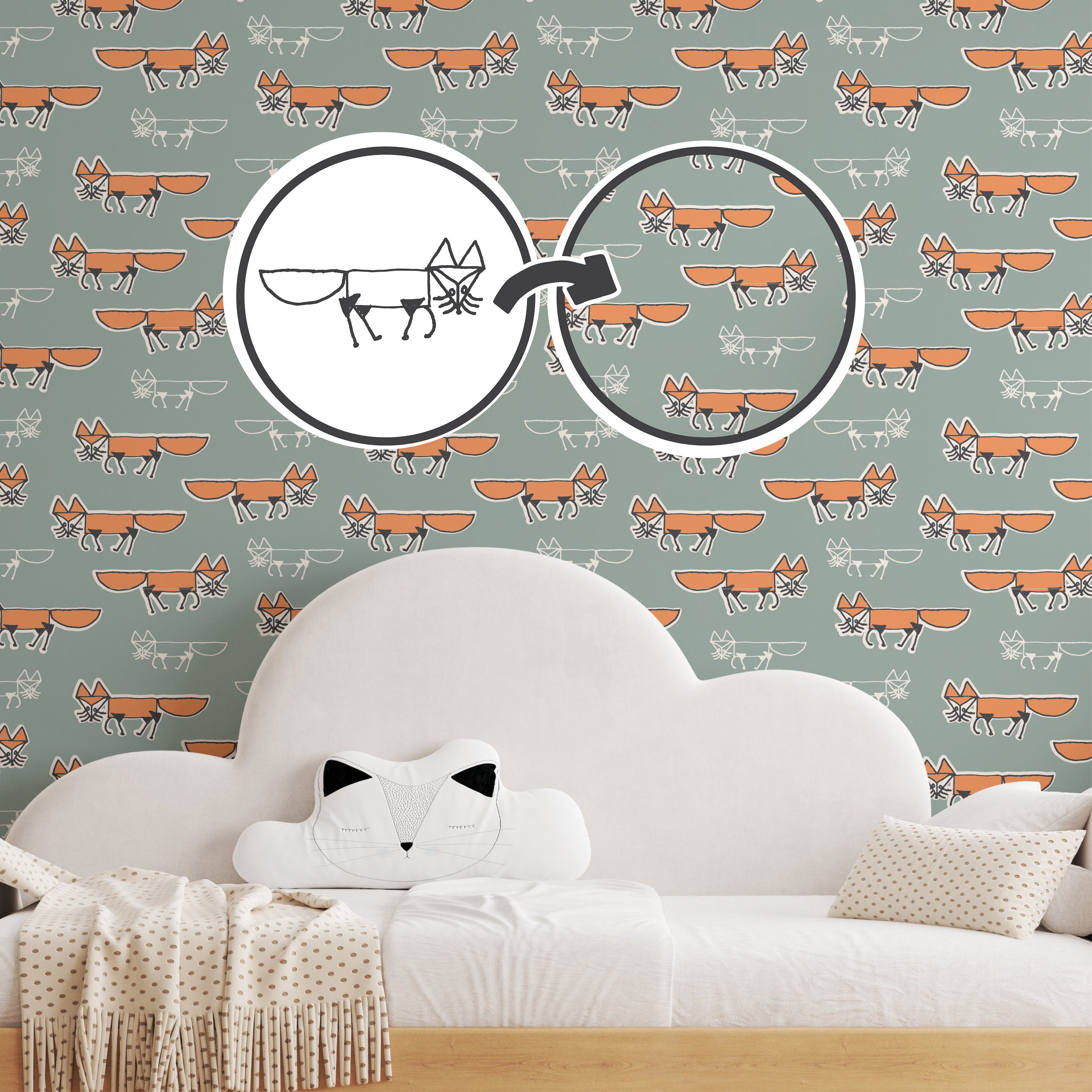 Custom Wallpaper Design From Kid's Drawings, Kids Artwork Into ...