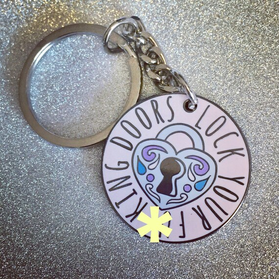 Lock Your Doors Keychain // Keyring ADHD Spicy Memory - Etsy