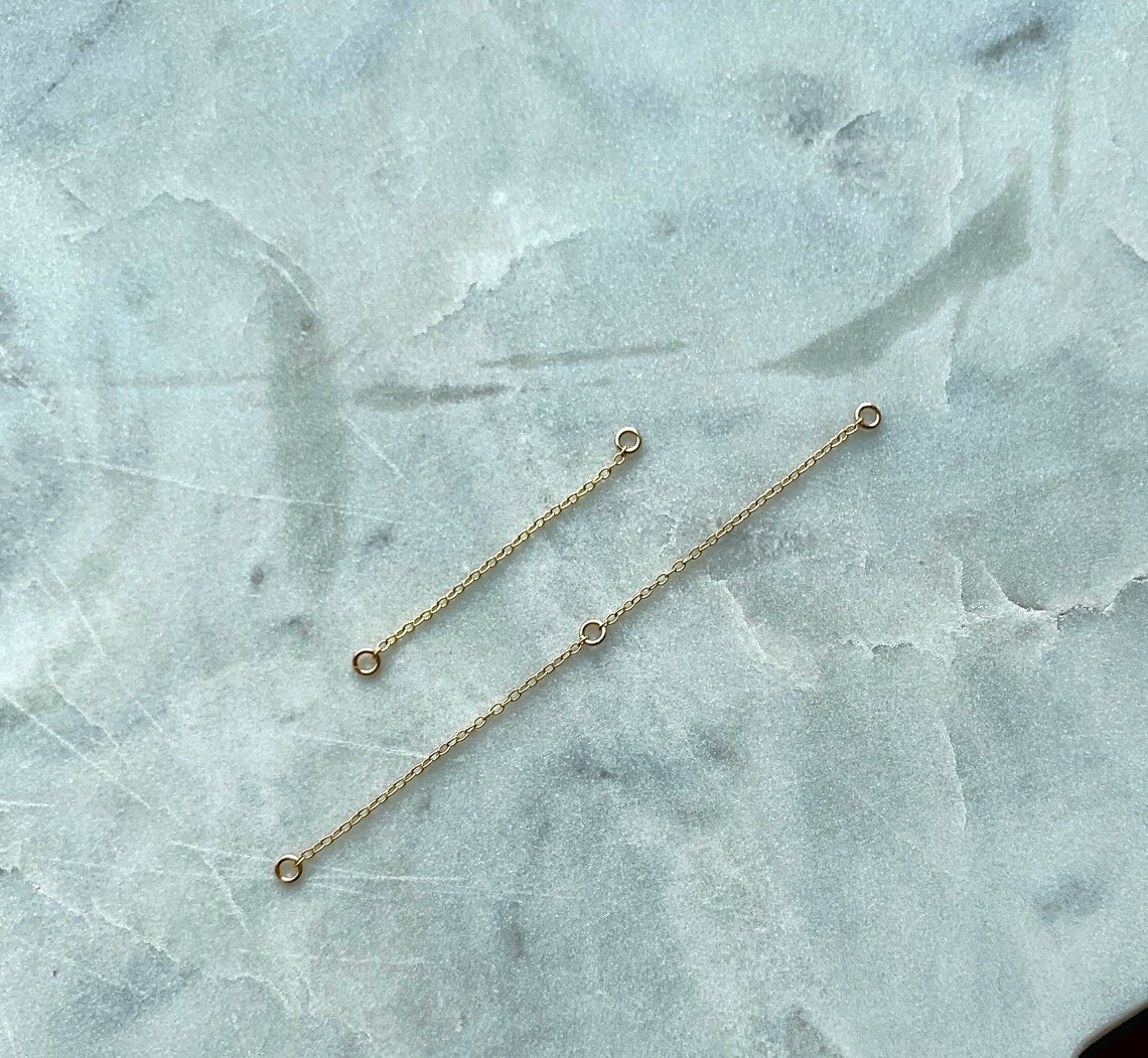 Gold Ball Stud Earrings Convertible Ear Chain Jacket Earring - Etsy