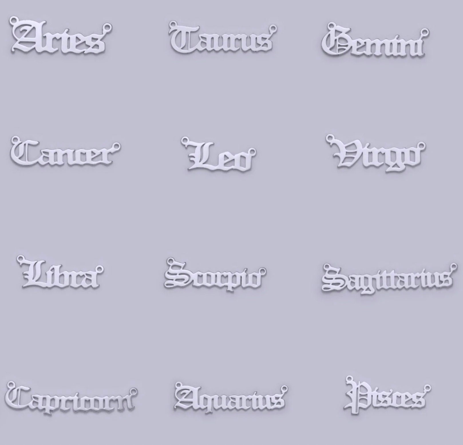 Gold Zodiac Sign Necklace Zodiac Chain Necklace Gold Choker - Etsy