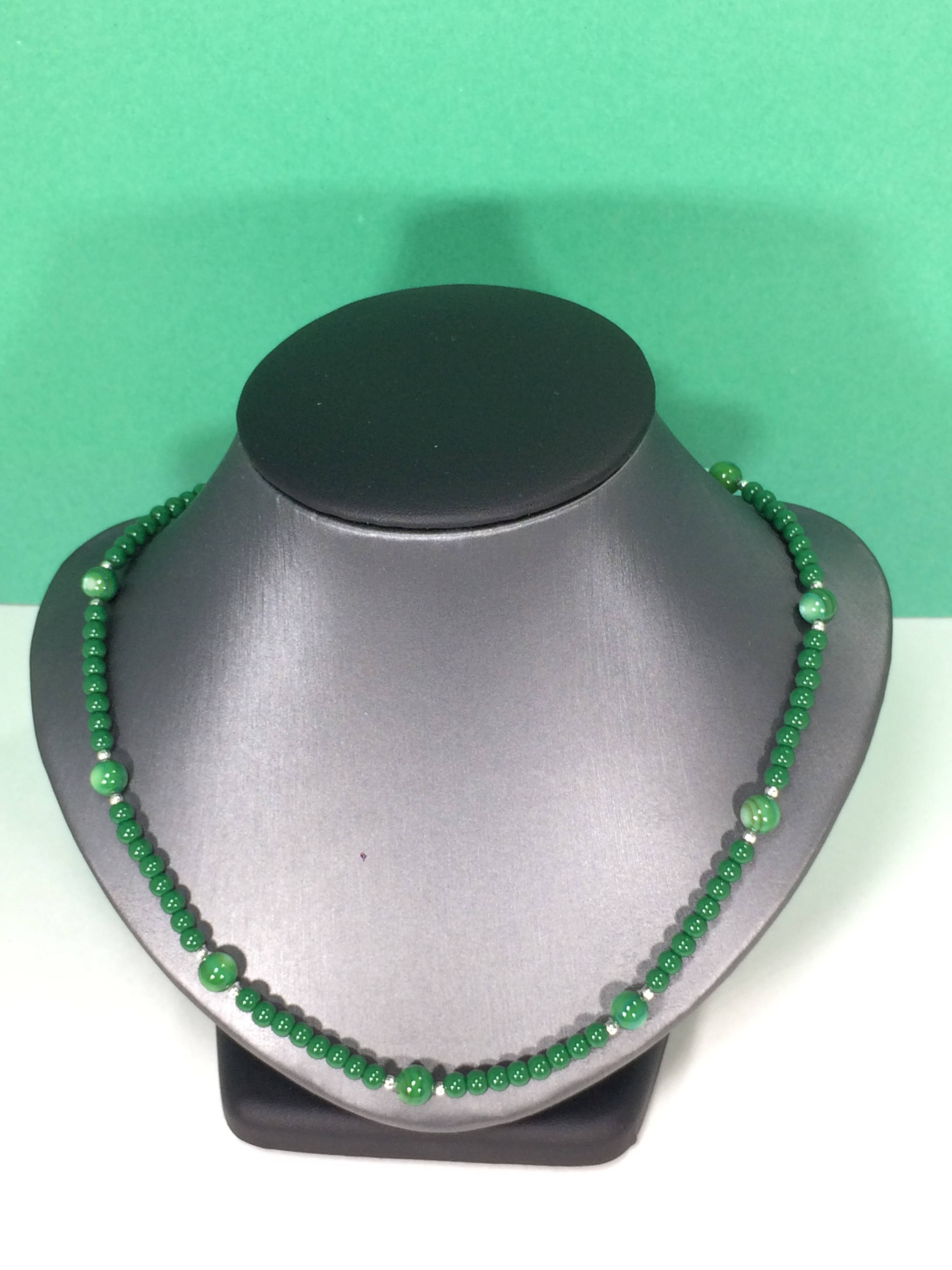Malachite Necklace Malachite Gemstone Necklace Genuine - Etsy UK