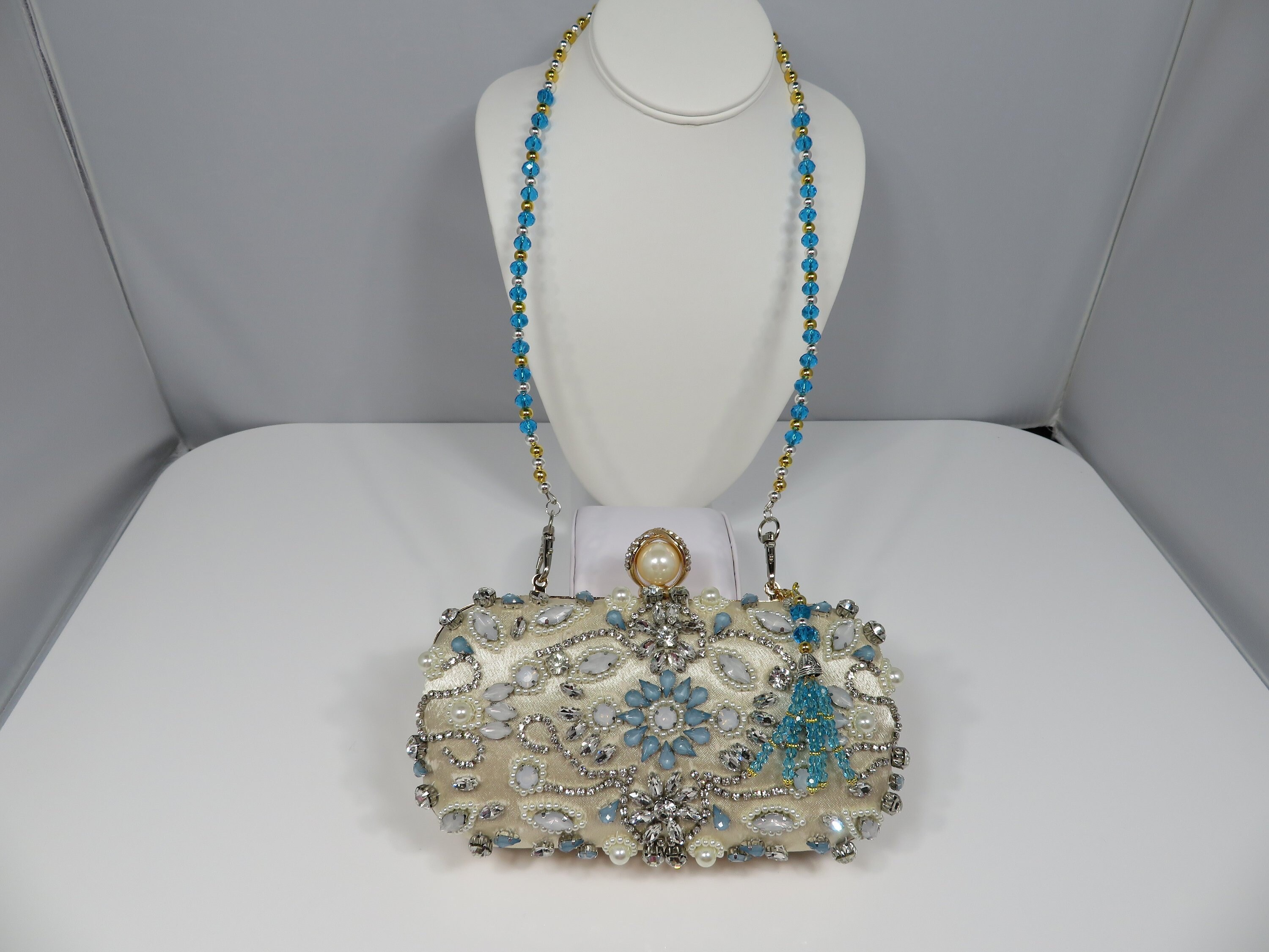 Gemstone Purse , Birthstone Clutch, Gemstone Handbag , Topaz Gemstone ...