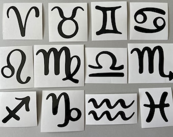 Zodiac Decal | Etsy