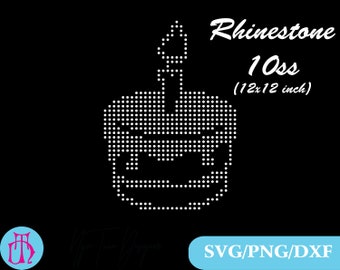 Rhinestone svg | Etsy